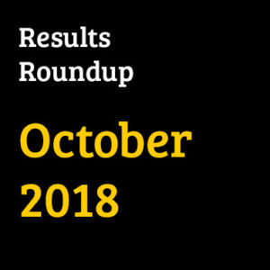 October Results Roundup - Namban Rengo